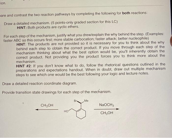 Solved Draw a detailed mechanism. (5 points-only graded | Chegg.com