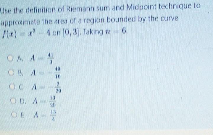 Solved Use the definition of Riemann sum and Midpoint | Chegg.com