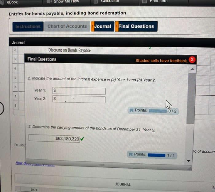Solved eBook Show Me How Calculator Print Item Journal | Chegg.com