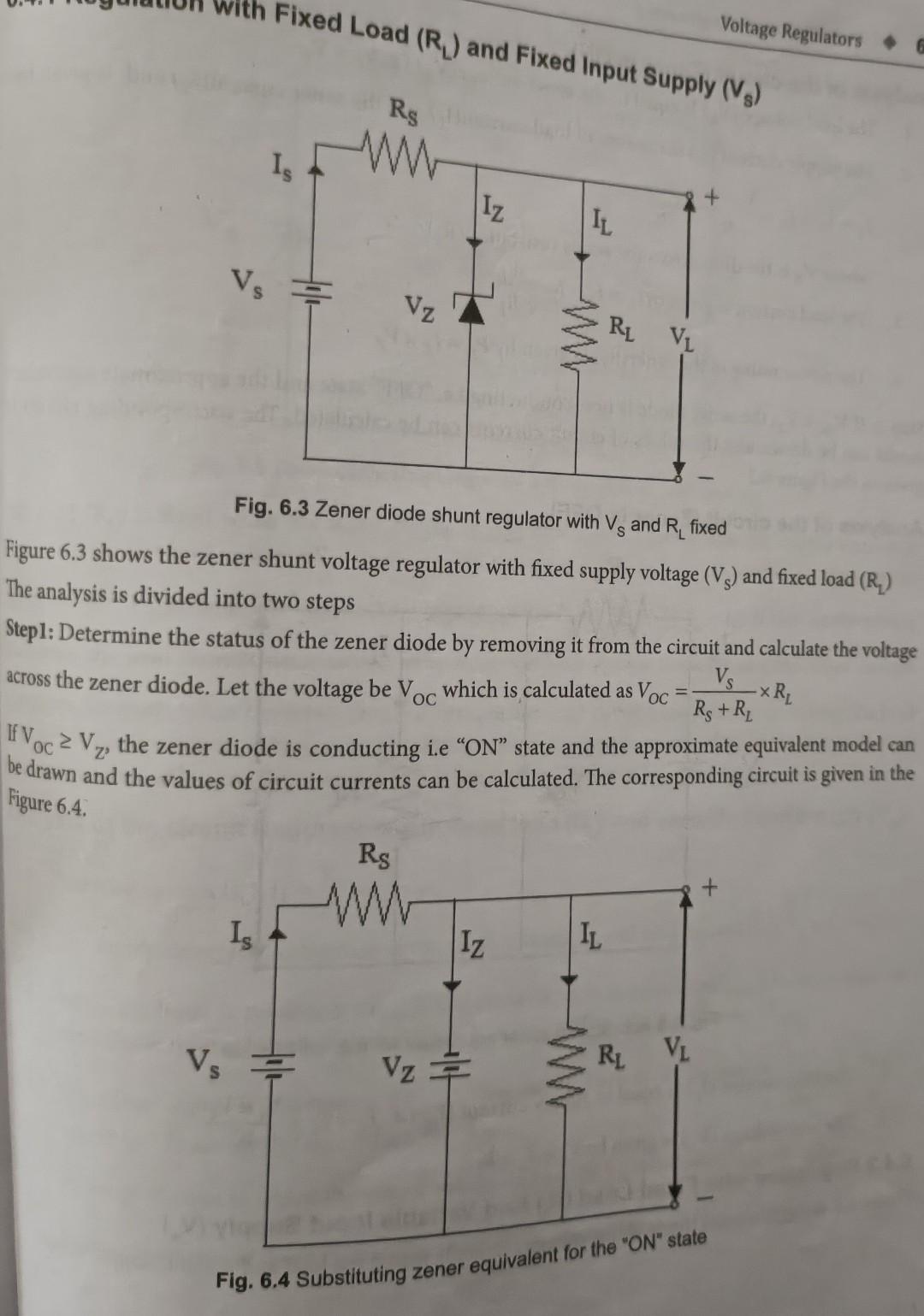Solved Voltage Regulators With Fixed Load (RL) and Fixed | Chegg.com