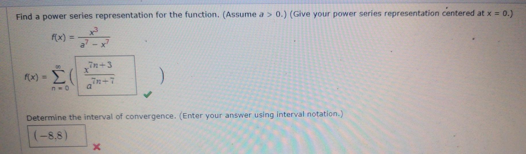 Solved Find a power series representation for the function. | Chegg.com
