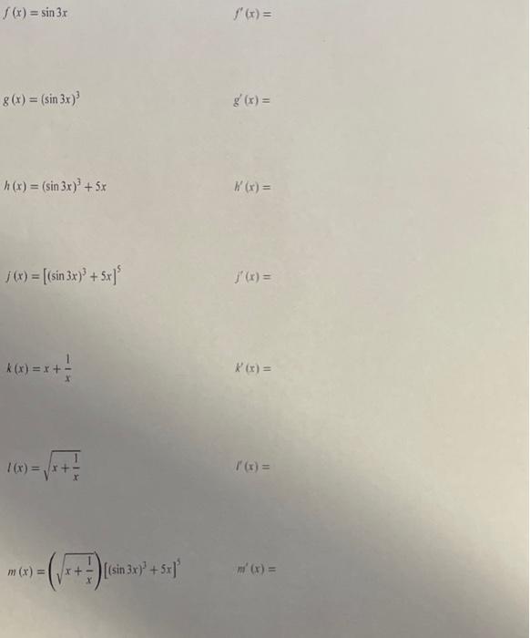 Solved Let y=(f(x)+5x2)4, and suppose that f(−1)=−4, and | Chegg.com