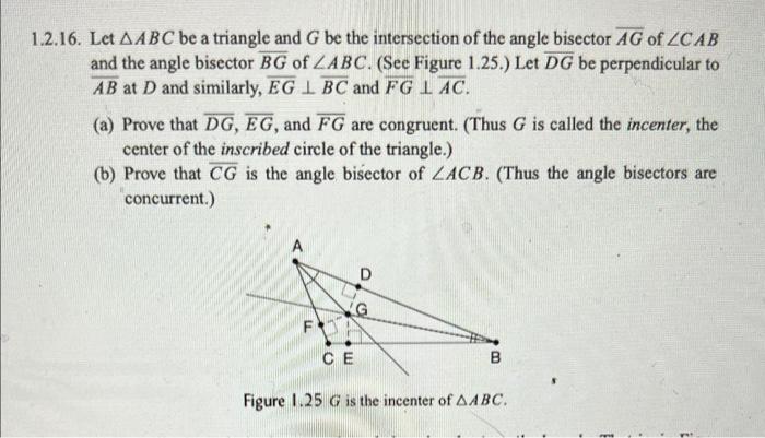Solved From the textbook Thinking Geometrically | Chegg.com