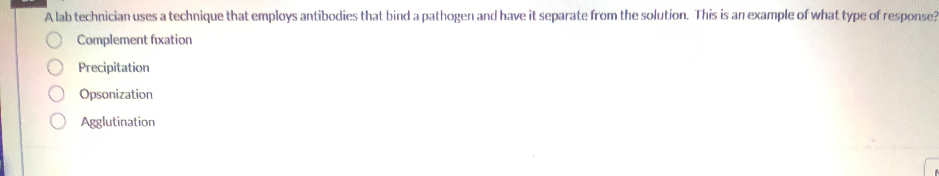 Solved A lab technician uses a technique that employs | Chegg.com