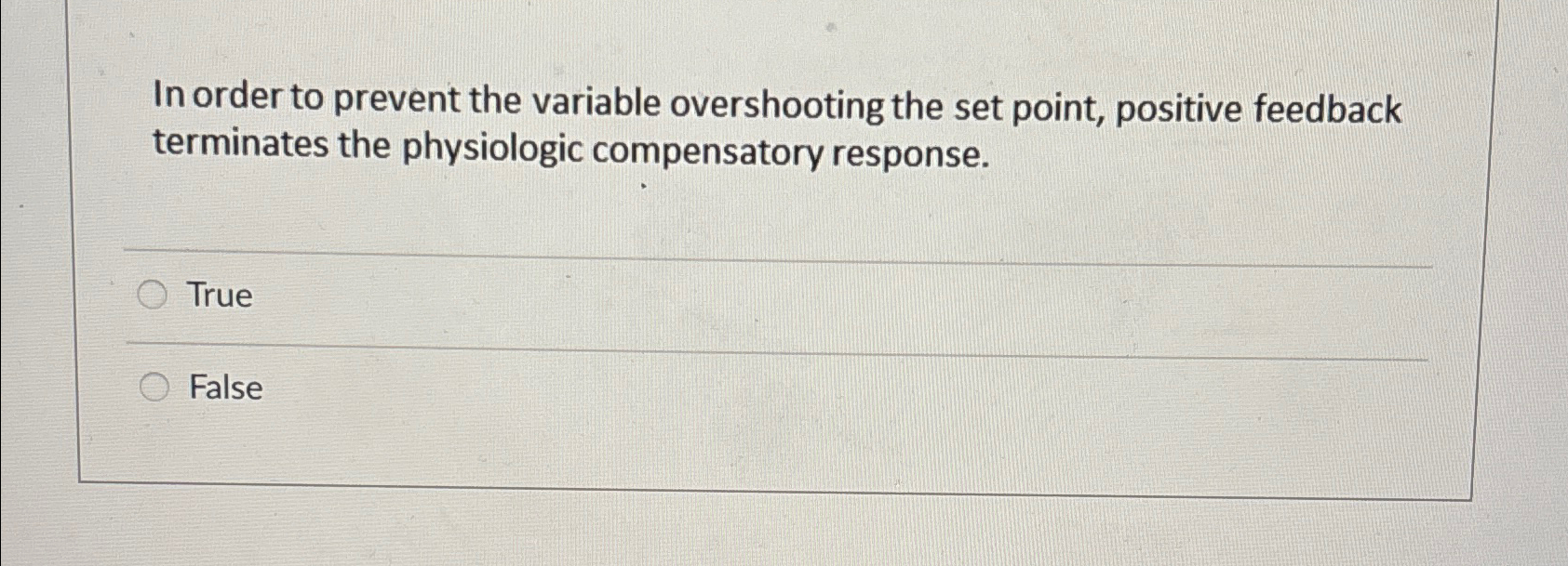 Solved In order to prevent the variable overshooting the set | Chegg.com