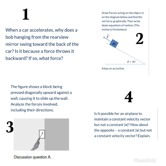 Solved Draw Forces acting on the object m on the diagram | Chegg.com