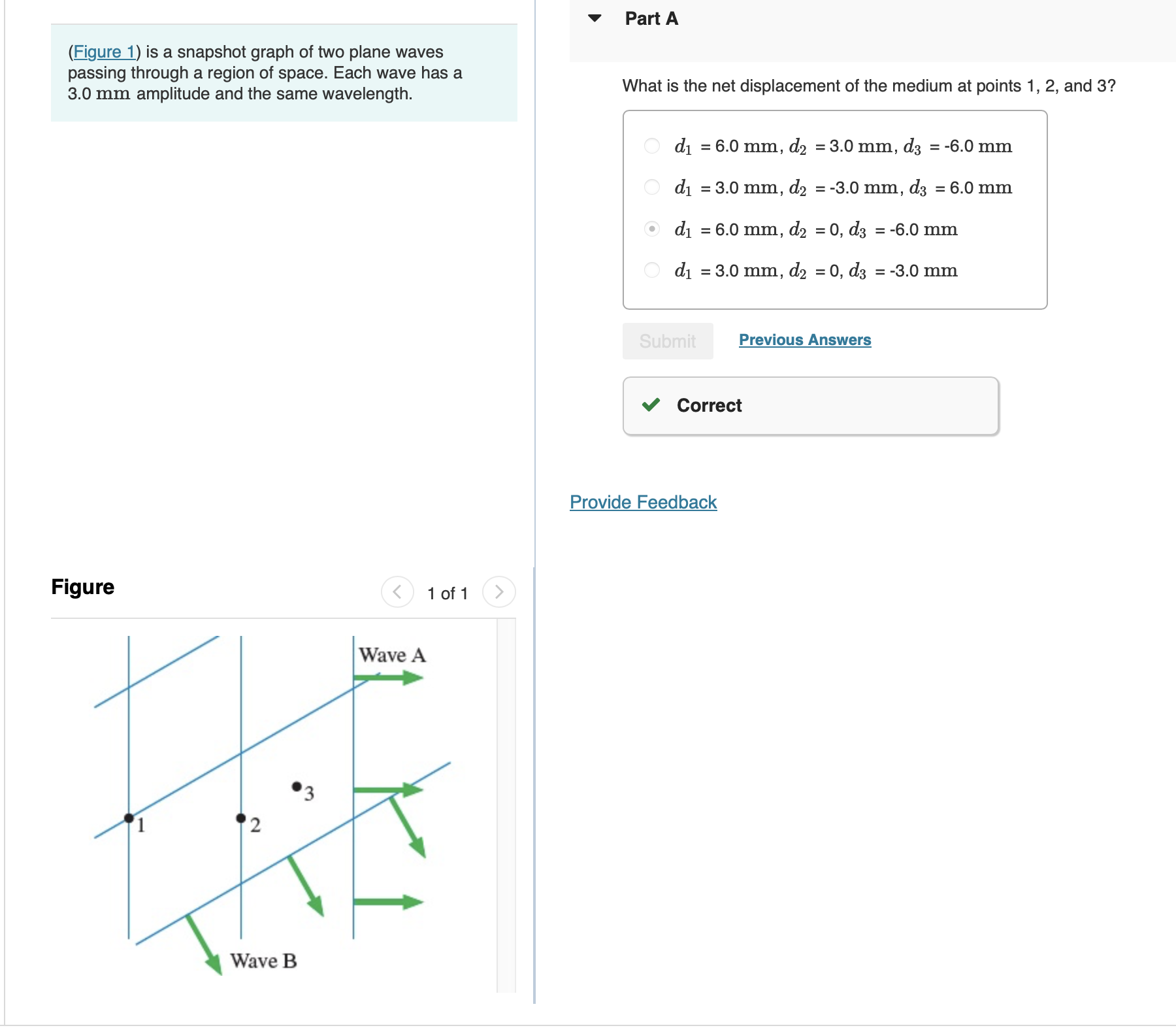 Solved Part A(Figure 1) ﻿is a snapshot graph of two plane | Chegg.com