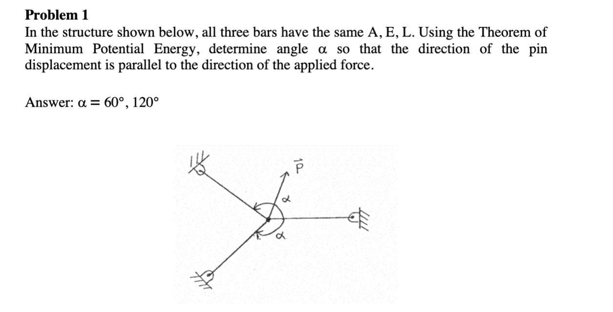Solved Problem 1 In the structure shown below, all three | Chegg.com
