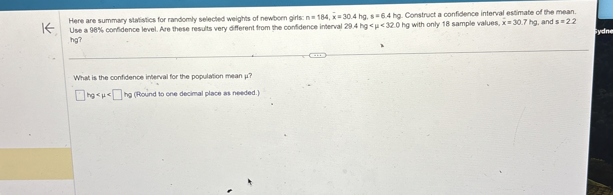 Solved Here are summary statistics for randomly selected | Chegg.com