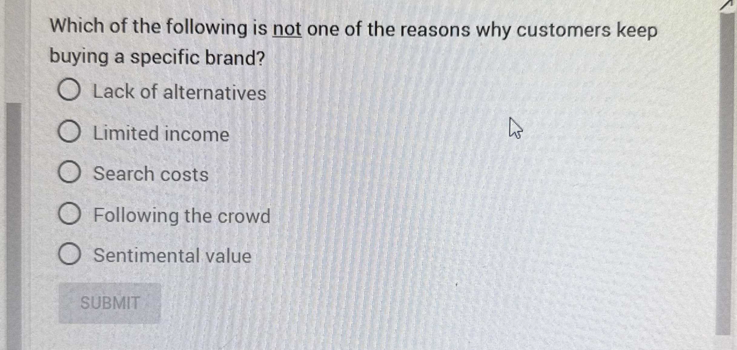 Solved Which of the following is not one of the reasons why | Chegg.com