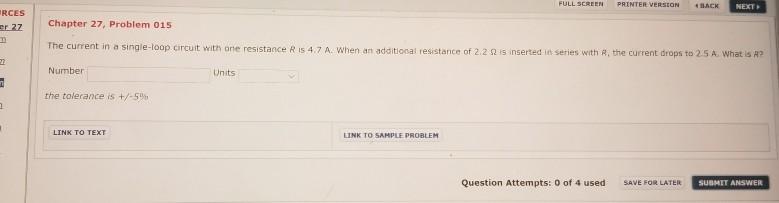 Solved FULL SCREEN PRINTER VERSION « BACK NEXT RCES er 27 | Chegg.com