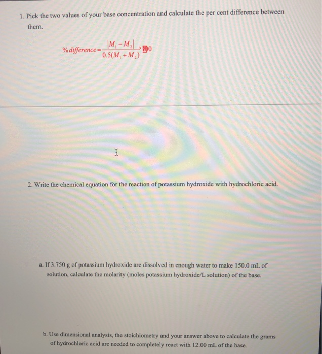 Solved Then copy the unknown number and buret readings into | Chegg.com