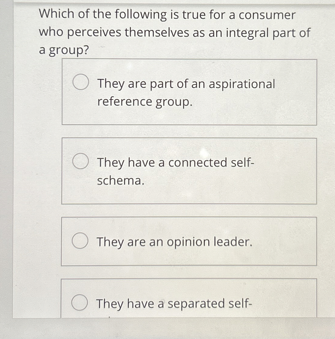 Solved Which of the following is true for a consumer who | Chegg.com