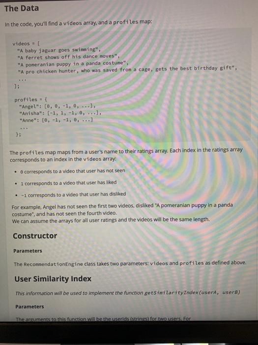1. TikTok Recommendation Engine TikTok Recommendation | Chegg.com