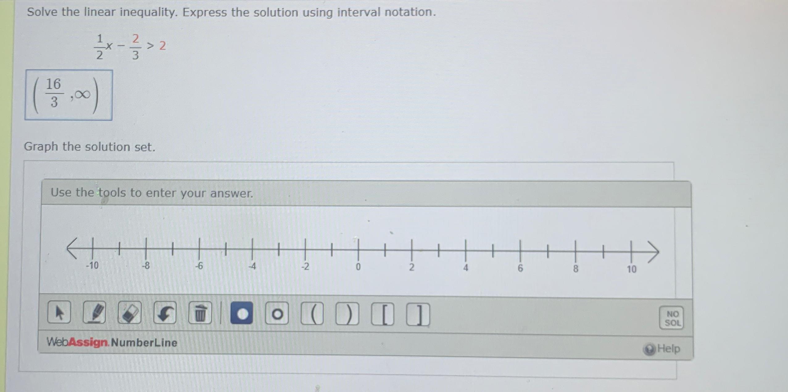 Solved Solve the linear inequality. Express the solution | Chegg.com