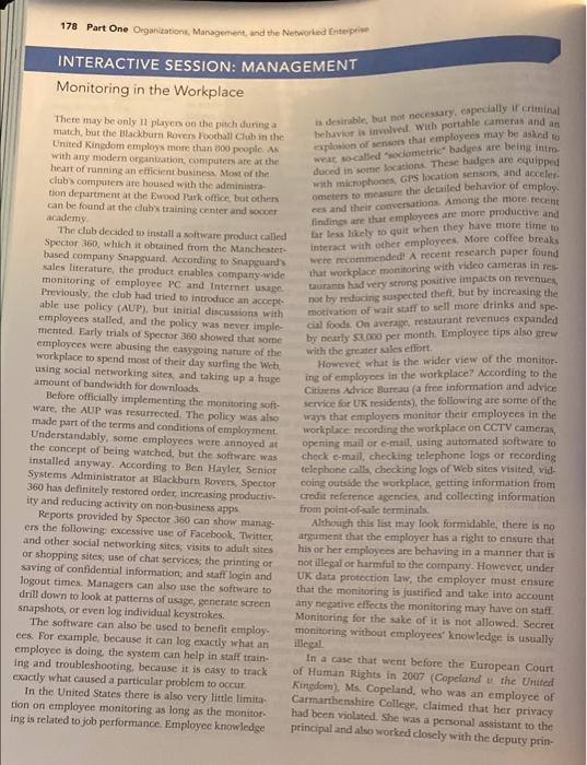 Solved 178 Part One Organisations Management, and the | Chegg.com