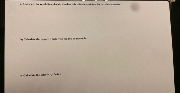 Solved a) Calculate the resolution, decide whether this | Chegg.com