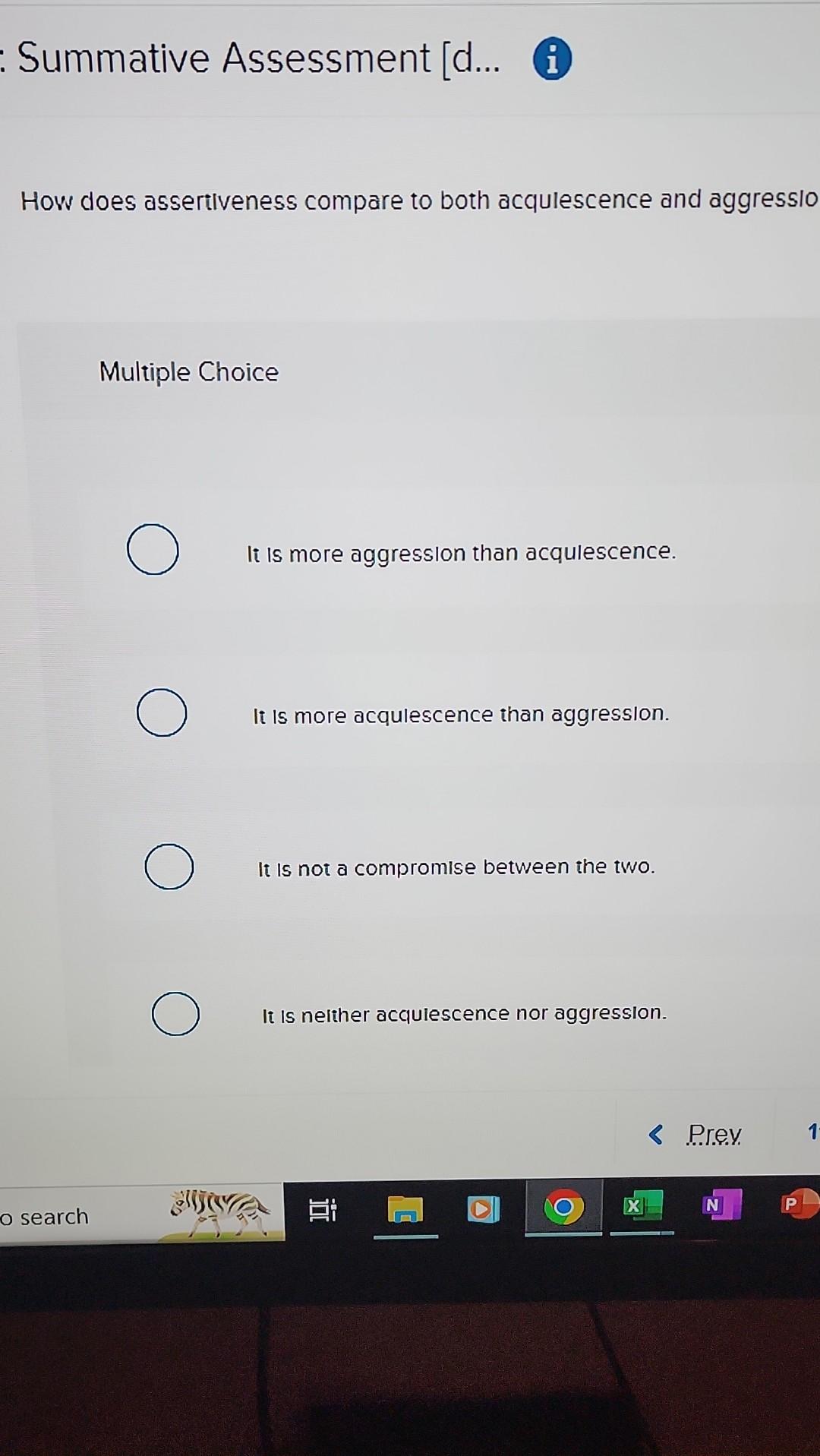 Solved Summative Assessment [d... How does assertiveness | Chegg.com