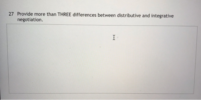 Solved 27 Provide more than THREE differences between | Chegg.com