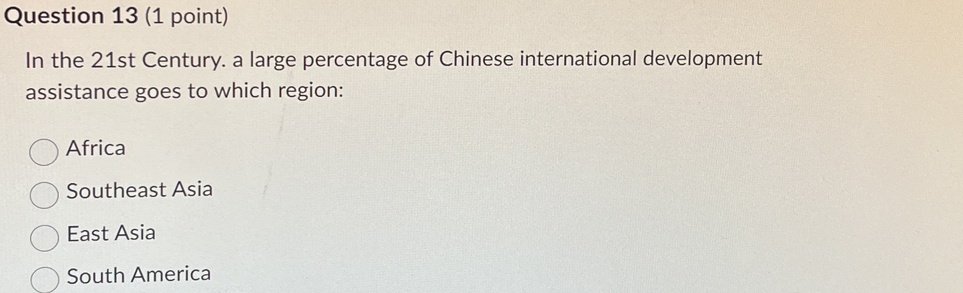 Solved Question 13 (1 ﻿point)In the 21st Century. a large | Chegg.com