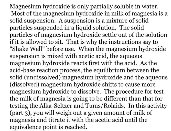 Data Table 11. Show calculation of moles acetic acid, | Chegg.com