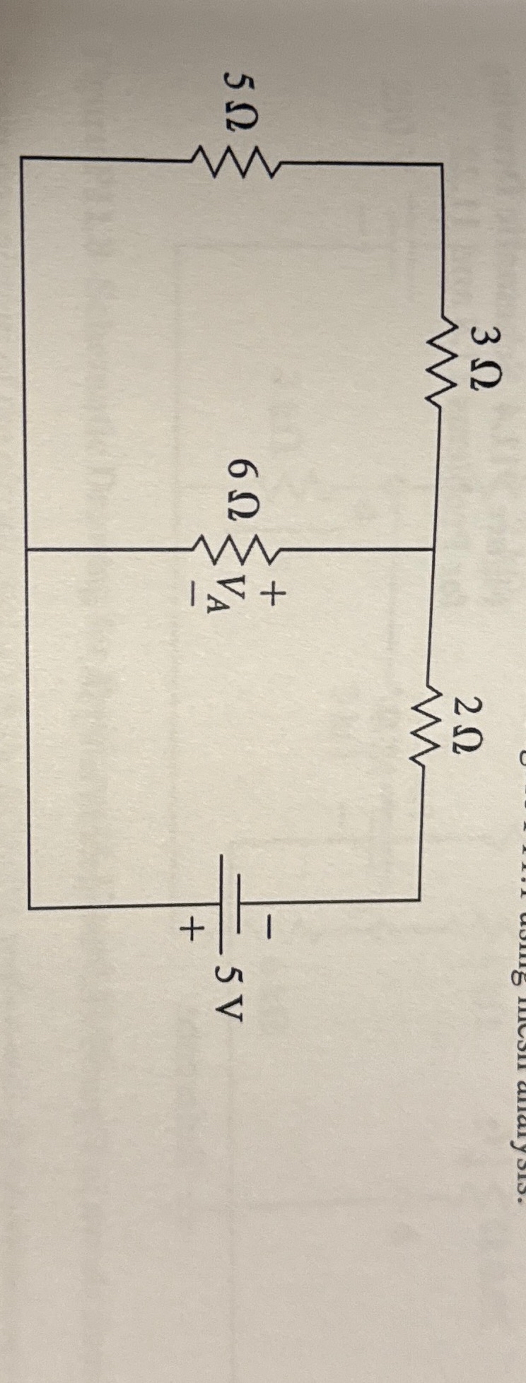 Solved Determine Va in the circuit shown in figure using | Chegg.com
