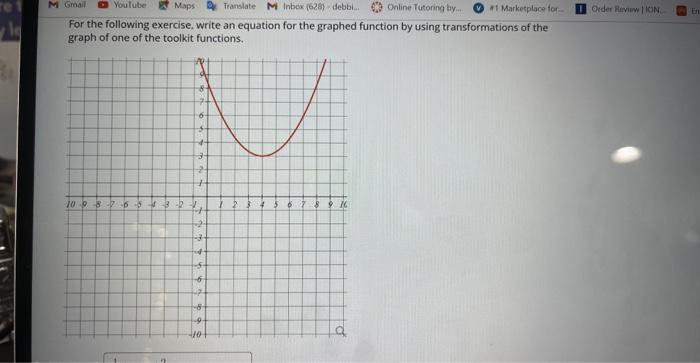 Solved For the following exercise, write an equation for the | Chegg.com