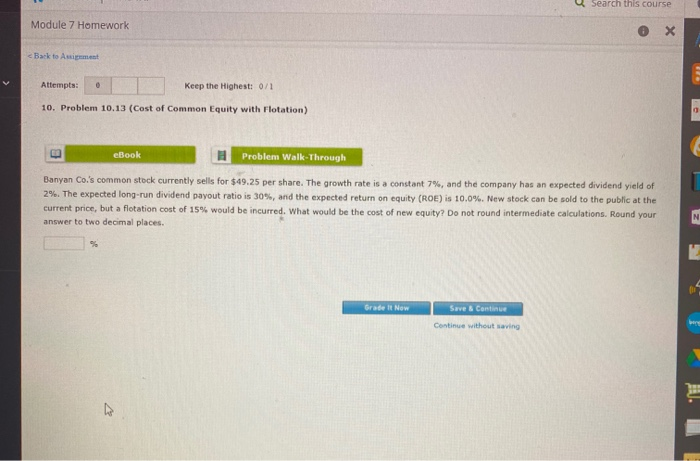 Solved Module 7 Homework X Back to Assignment Attempts: Keep | Chegg.com