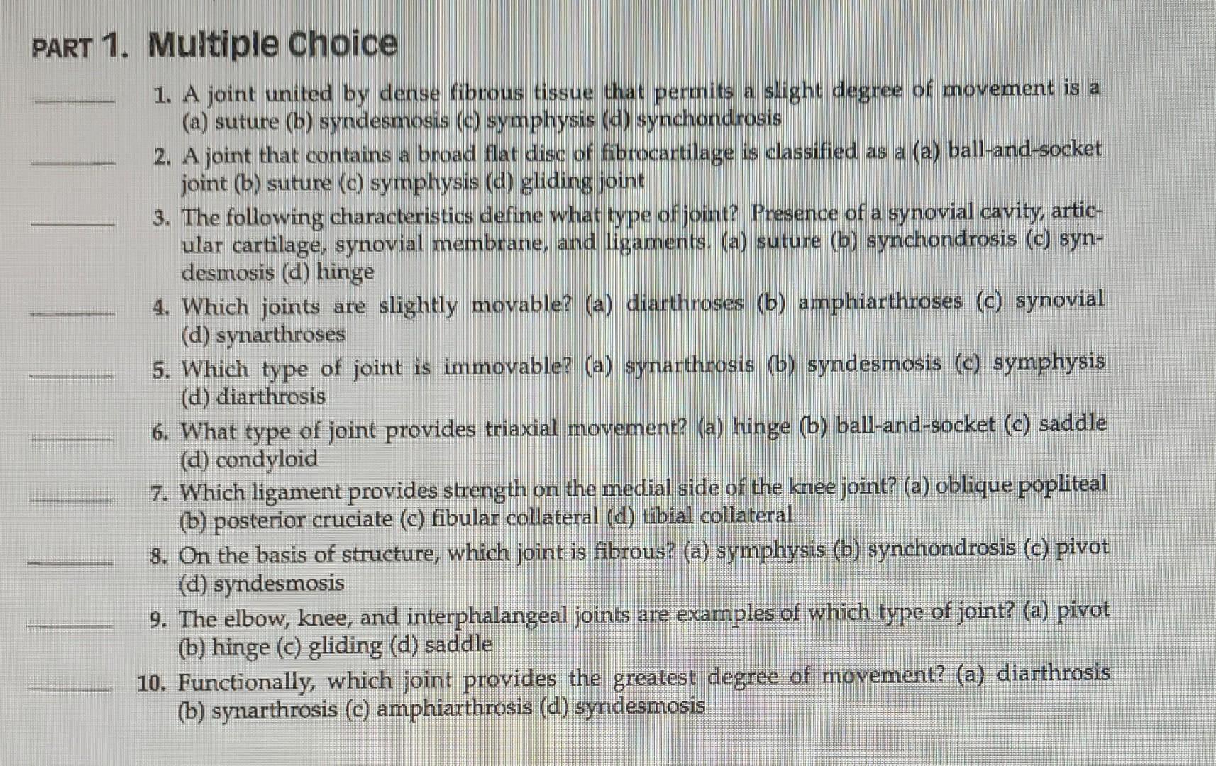 Solved Hemur Biceps femoris muscle Suprapatellar bursa | Chegg.com