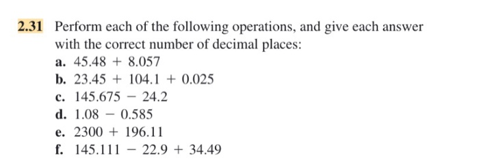 Solved 2.29 Perform each of the following operations, and | Chegg.com