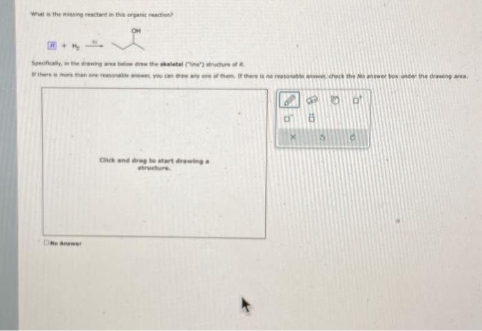 Solved What is the nissing reactant in this erpasic | Chegg.com