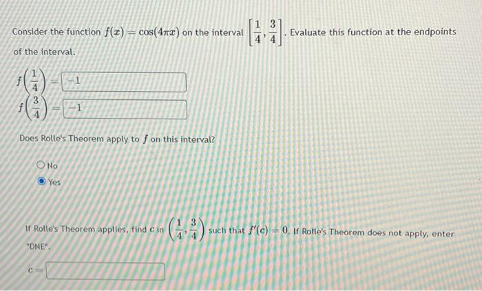 Solved Consider the function f(x)=cos(4πx) on the interval | Chegg.com