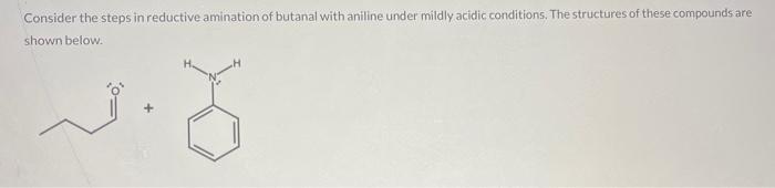 Consider the steps in reductive amination of butanal | Chegg.com