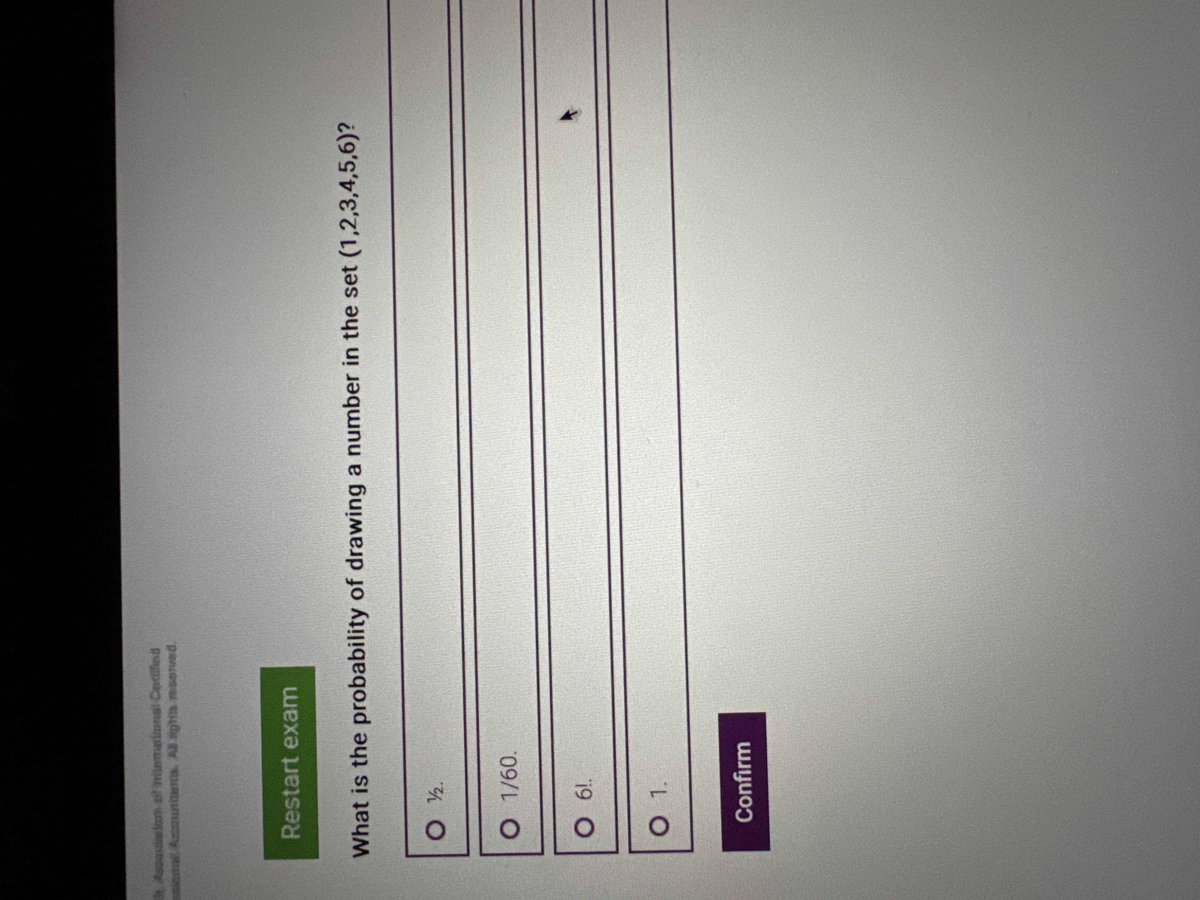 Solved What is ﻿the probability of ﻿drawing a number in ﻿the | Chegg.com