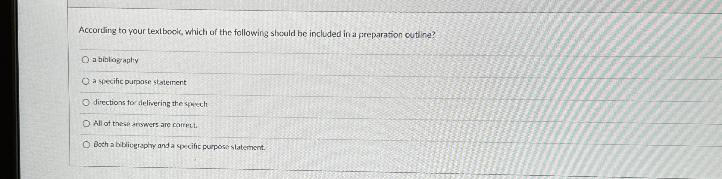 Solved According to your textbook, which of the following | Chegg.com