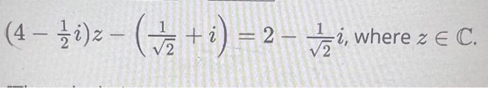Solved Express the solution in the form a+bi. | Chegg.com
