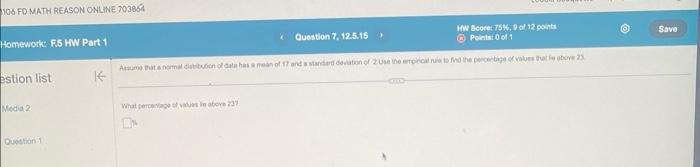 Solved Homeworke F5 HW Part 1 HW Bcoret 75,4,9 of 12 points | Chegg.com