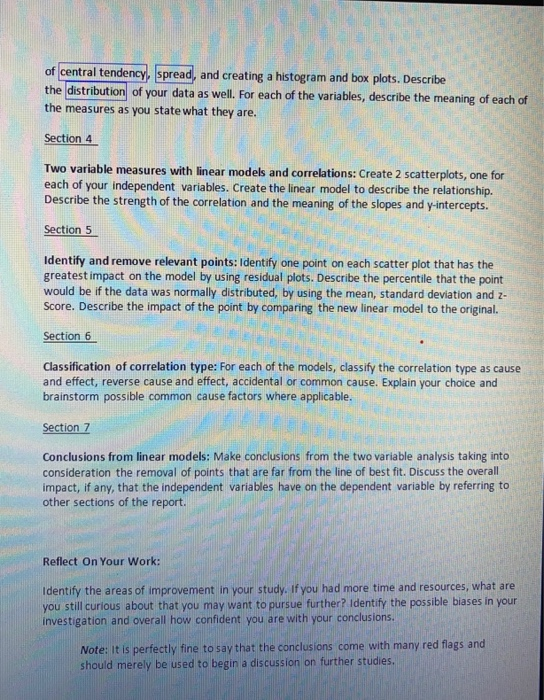 grade 12 data management final assessment | Chegg.com