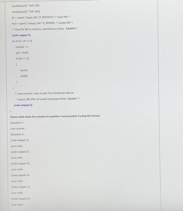 Solved Answer questions and complete a C program that sorts | Chegg.com