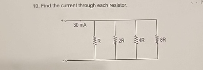 Solved Find the current through each resistor. | Chegg.com
