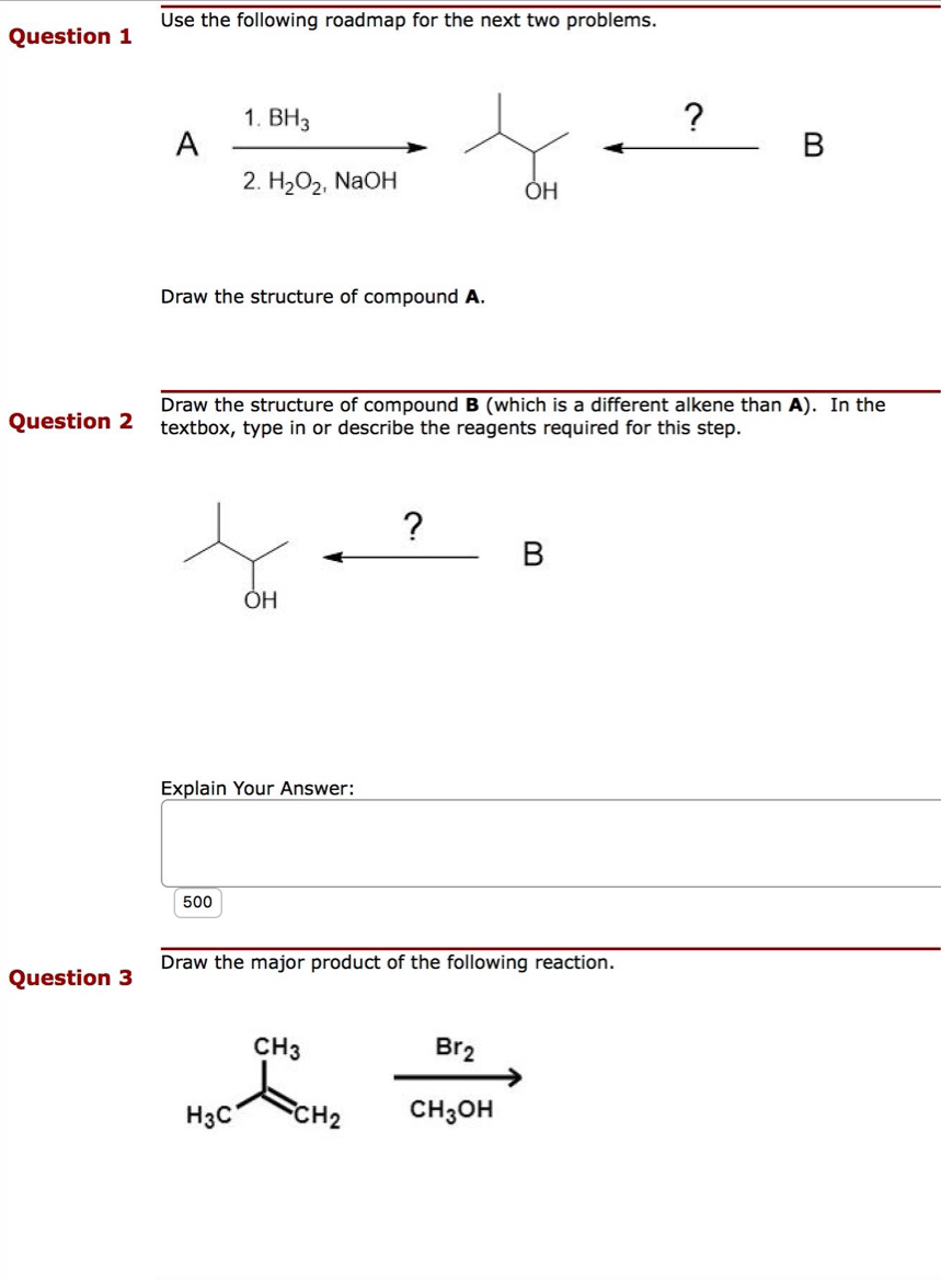 Solved Draw the structure of compound A.Question 2Draw the | Chegg.com