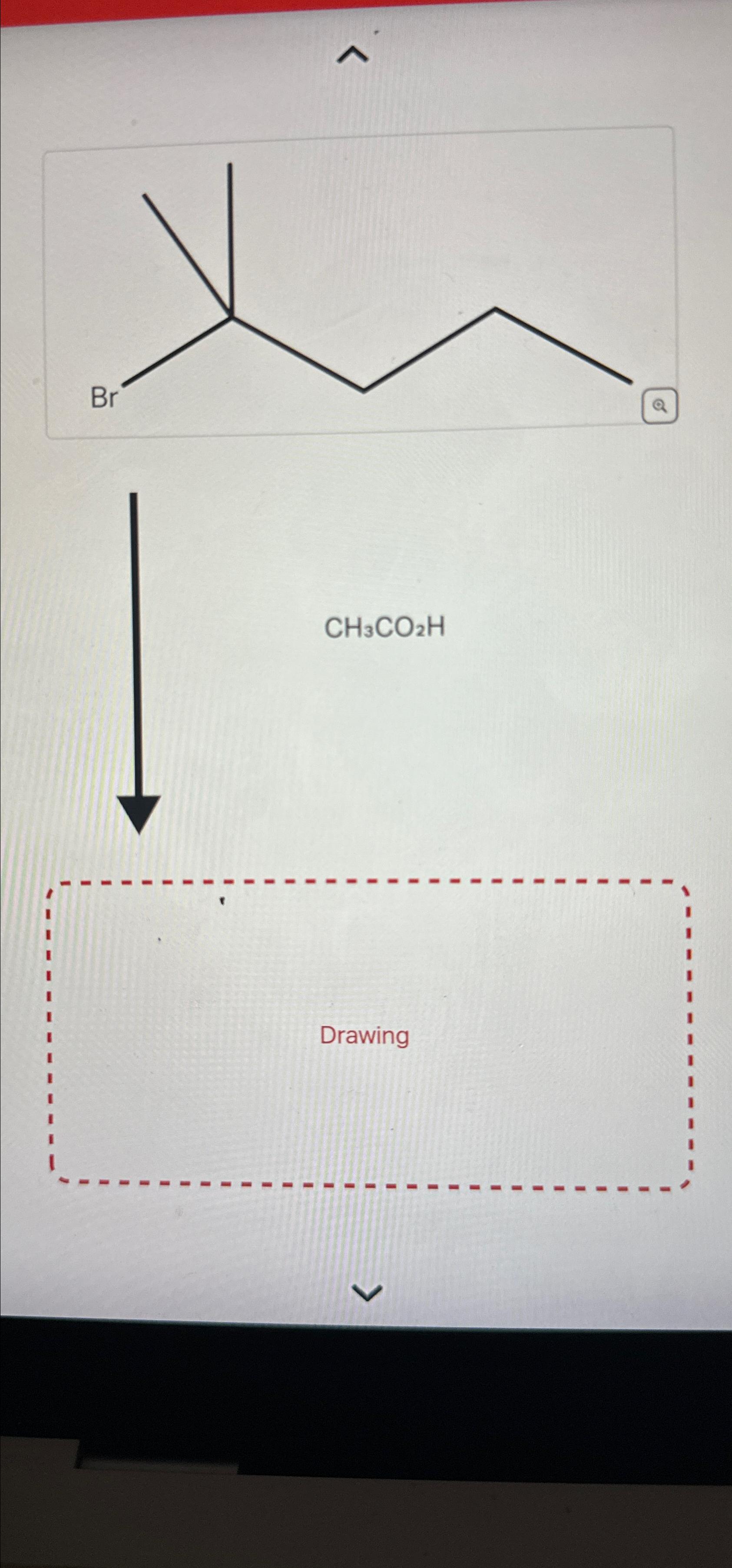 Solved CH3CO2HDrawing | Chegg.com