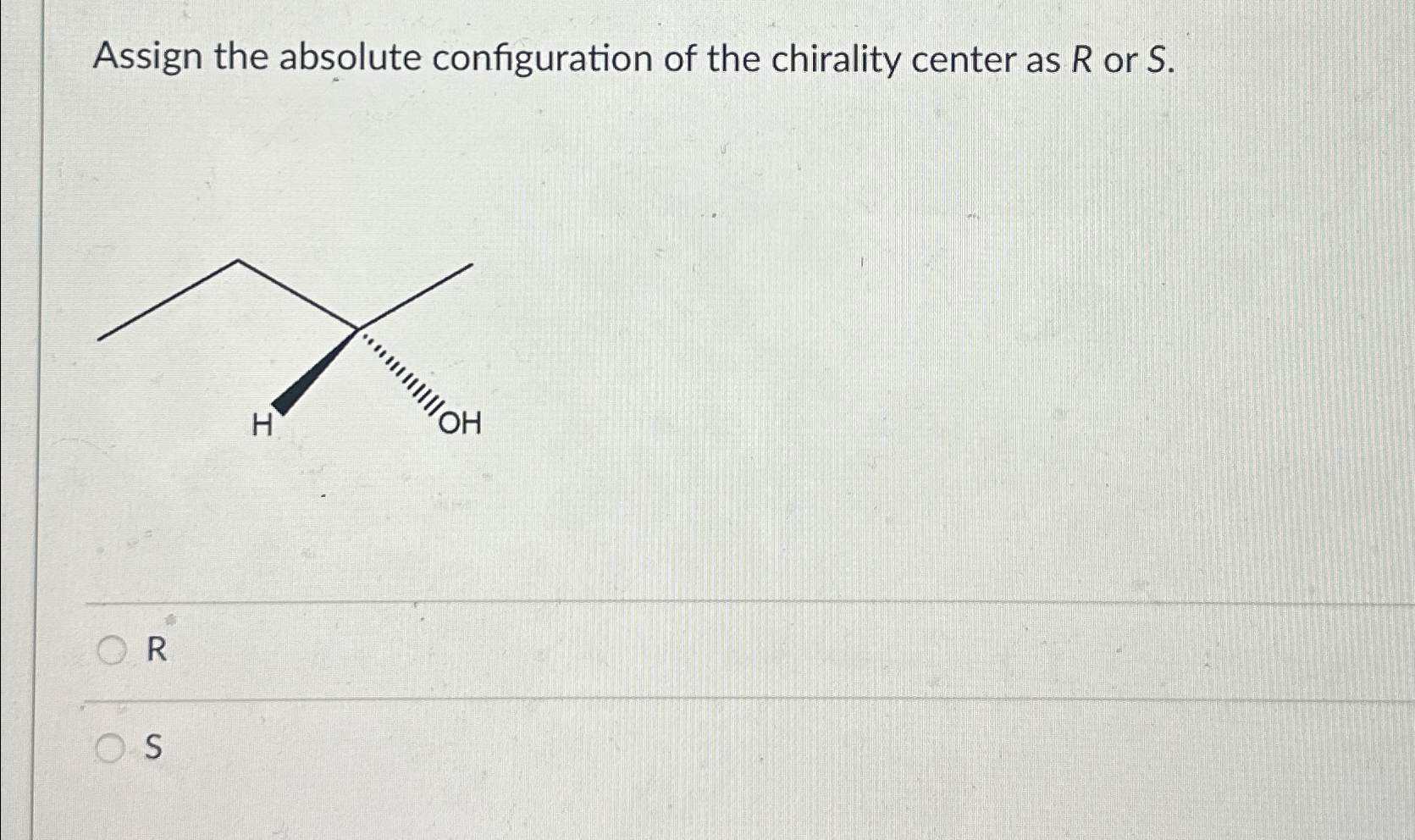 Assign the absolute configuration of the chirality | Chegg.com
