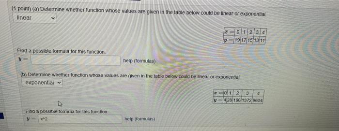 Solved 1 Point A Determine Whether Function Whose Values 