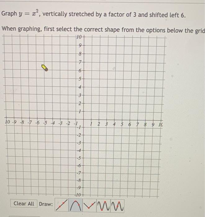 Solved Graph y = x², vertically stretched by a factor of 3 | Chegg.com