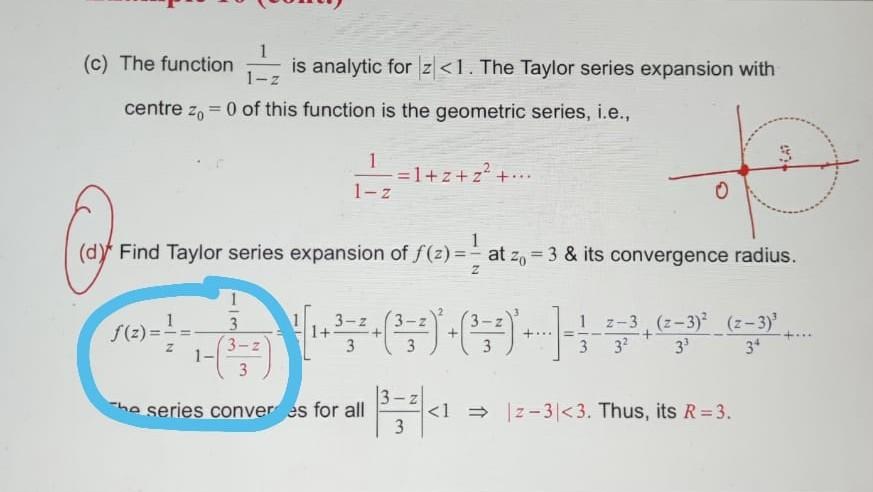 Solved this is about complex numbers Taylor series and | Chegg.com