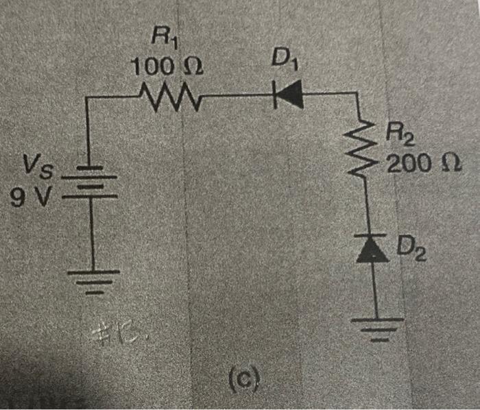 Solved determine the values of VD1, VD2, VR1, VR2, and IT | Chegg.com Solved determine the values of VD1, VD2, VR1, VR2, and IT | Chegg.com