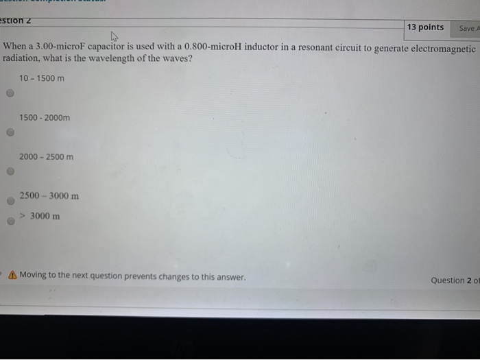 Solved estion 2 Save A 13 points When a 3.00-microF | Chegg.com Solved estion 2 Save A 13 points When a 3.00-microF | Chegg.com