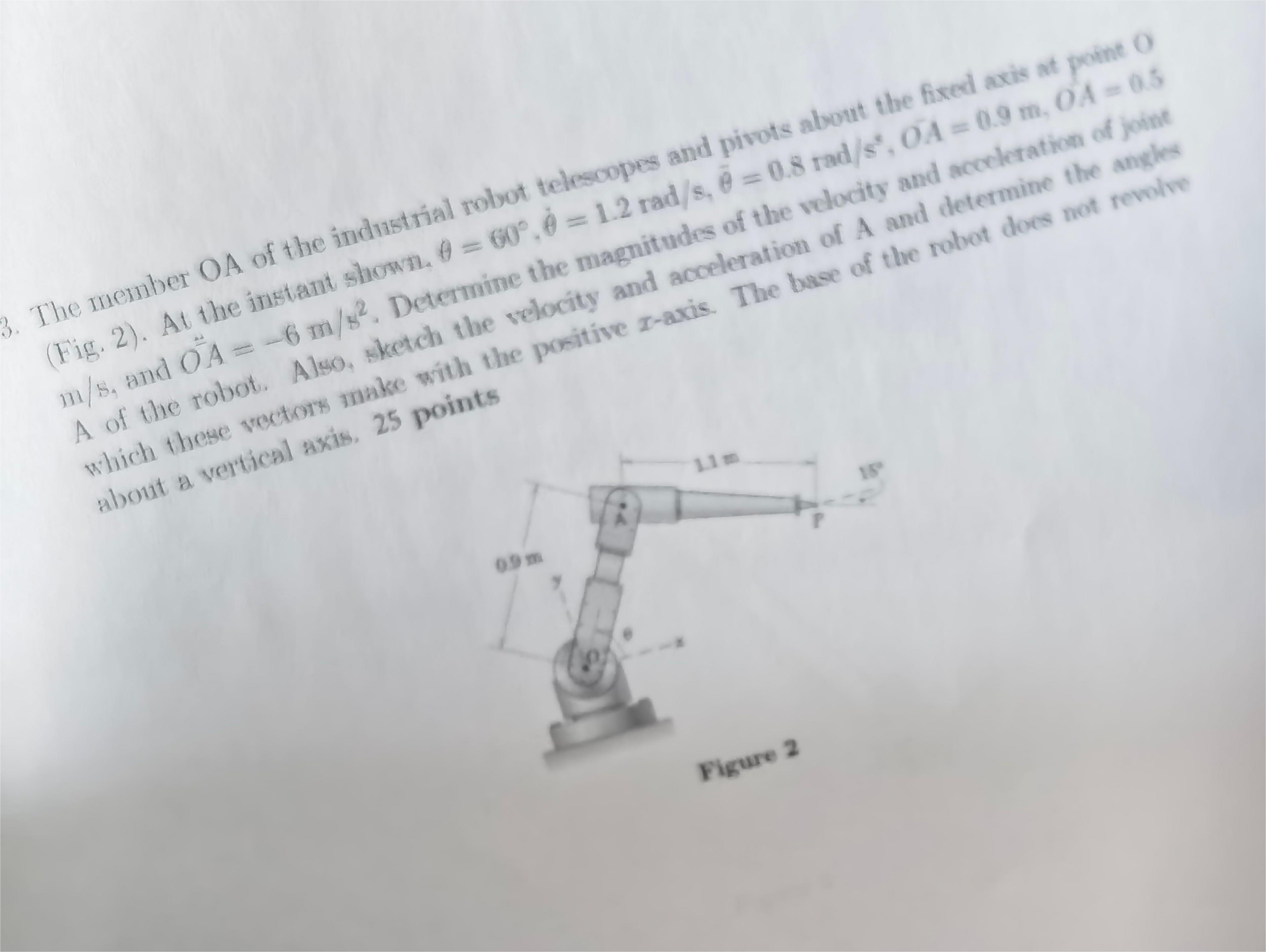 Solved (FiG. 2). ﻿At the int tant shown. | Chegg.com