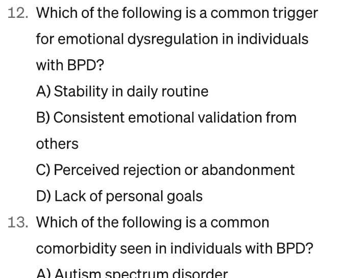 Solved Which of the following is a common trigger for | Chegg.com